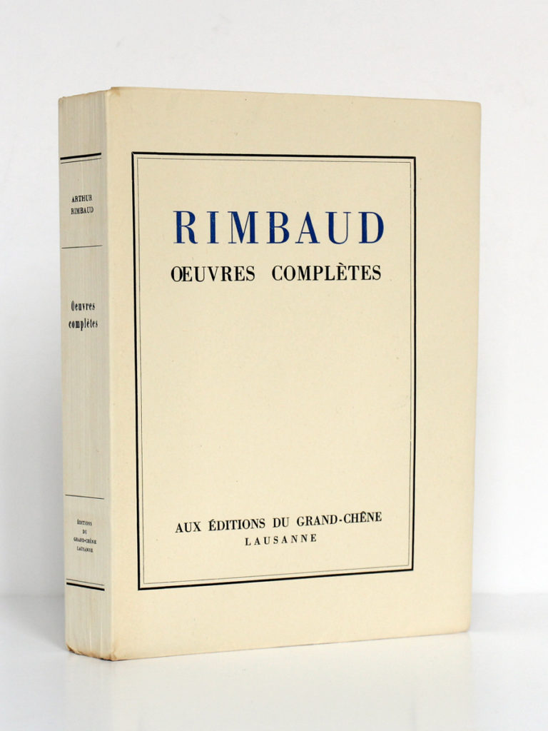 Œuvre poétique. Arthur RIMBAUD. - Librairie Zooka's Books